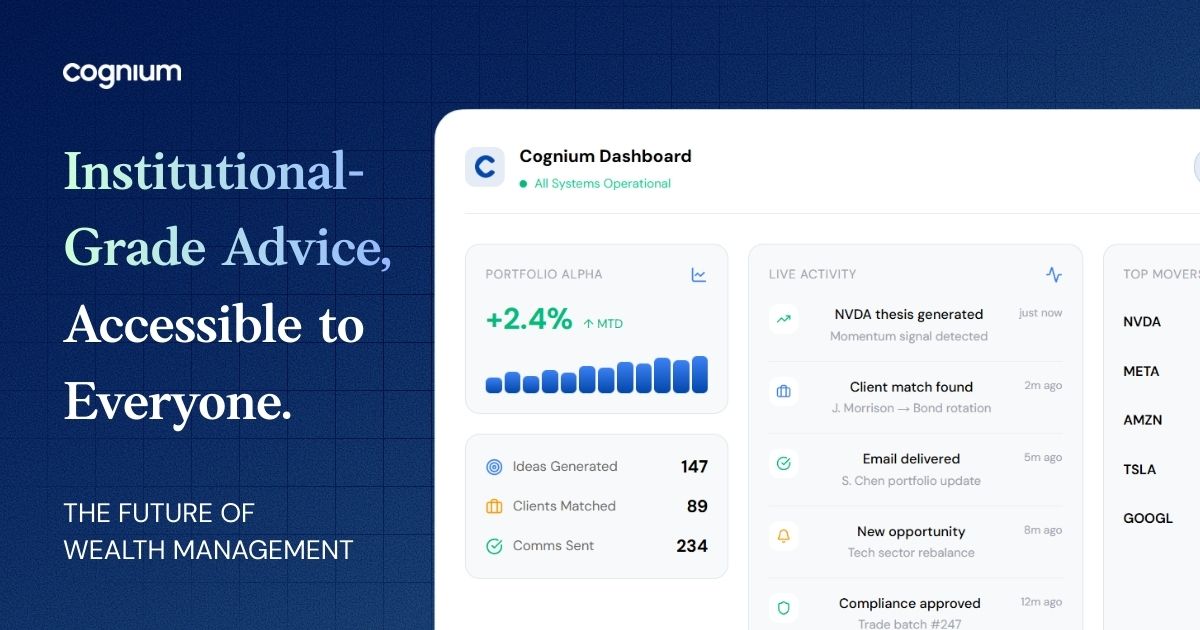 AI for Wealth Management | Cognium